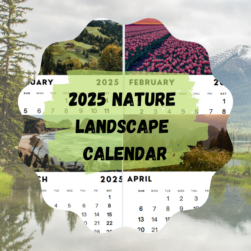Nature Landscape 2025 Calendar