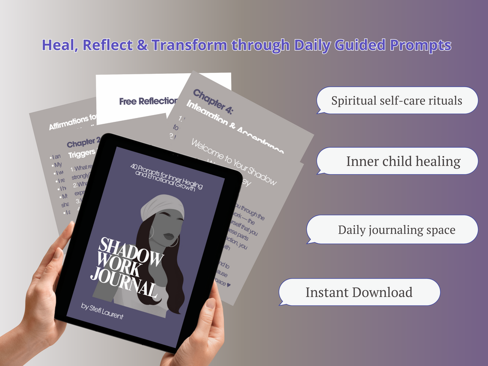 Shadow Work Journal – 18-Page Digital & Printable Healing Workbook with ...