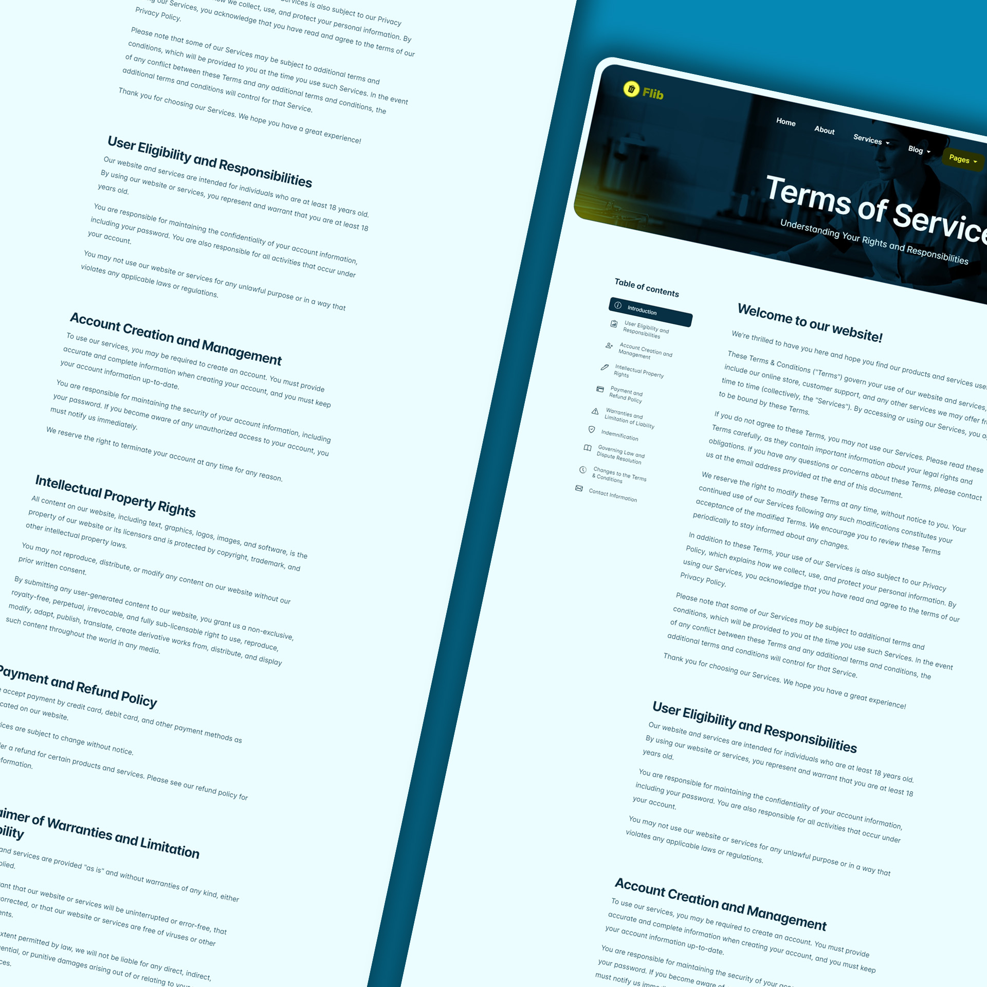 Flib - Home Cleaning Services HTML Website Template For Spotless Results
