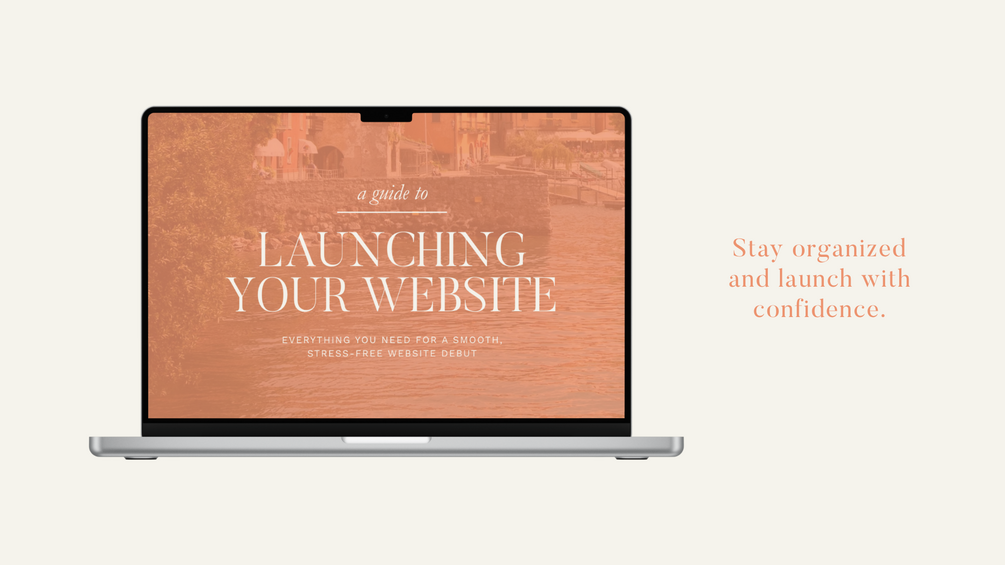 Client Website Launch Checklist (PDF + Editable Canva Template)