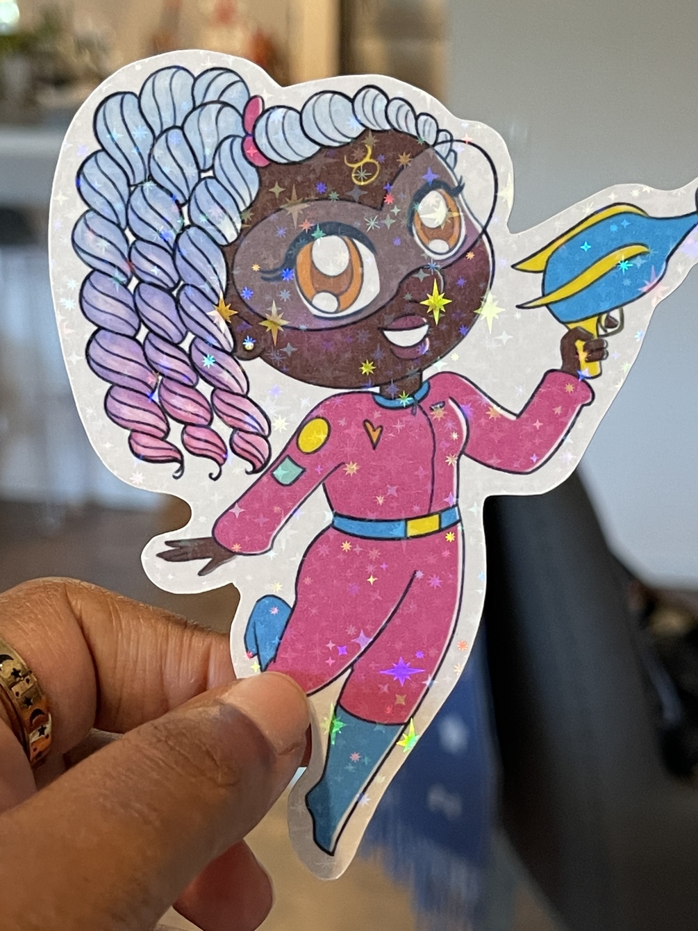 Space Cadet Annette Sticker