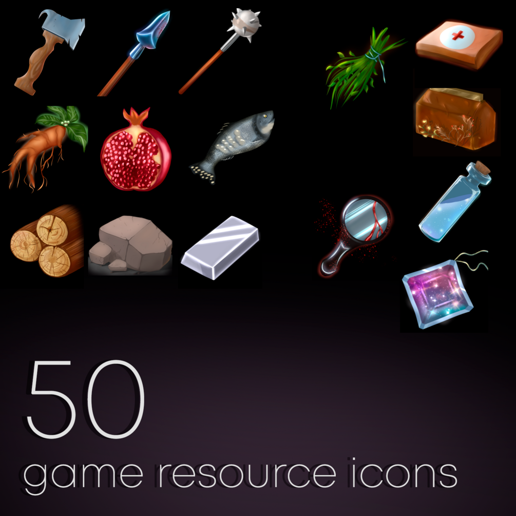 50 games resource icons