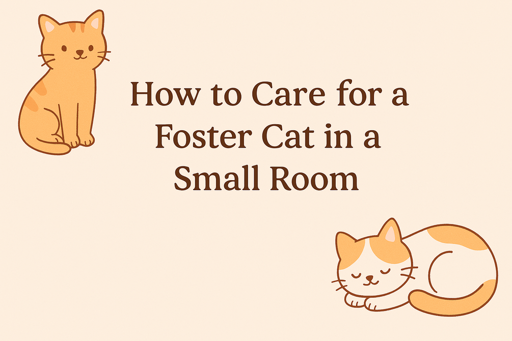 How to Care for a Foster Cat in a Small Room