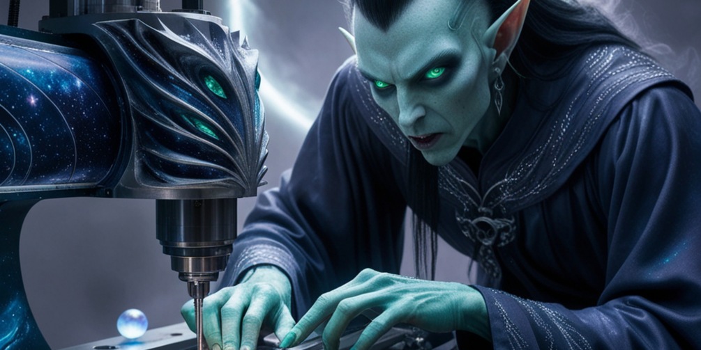 Cosmic Void Warlock on CNC Machine