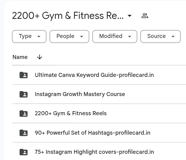2200+ Gym & Fitness Reels Bundle + Growth Mastery Guide