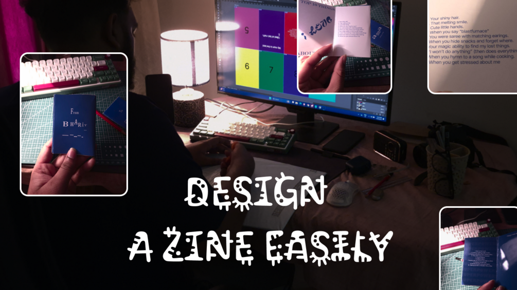 How to make Zine easily in photoshop