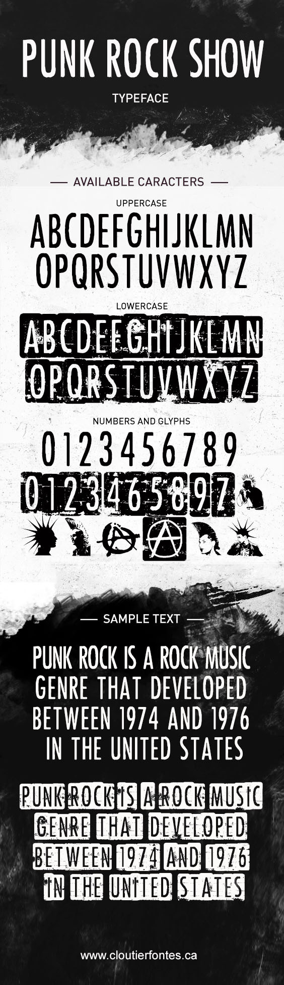 CF Punk Style font Bundle vol. 1
