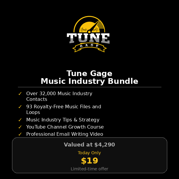 32,000 Music Industry Contacts