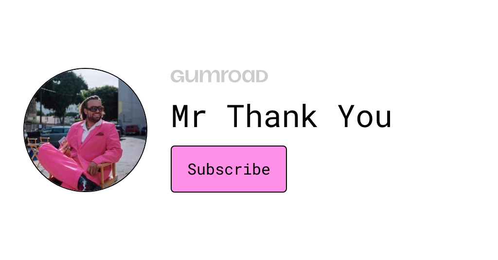 Mr Thank You