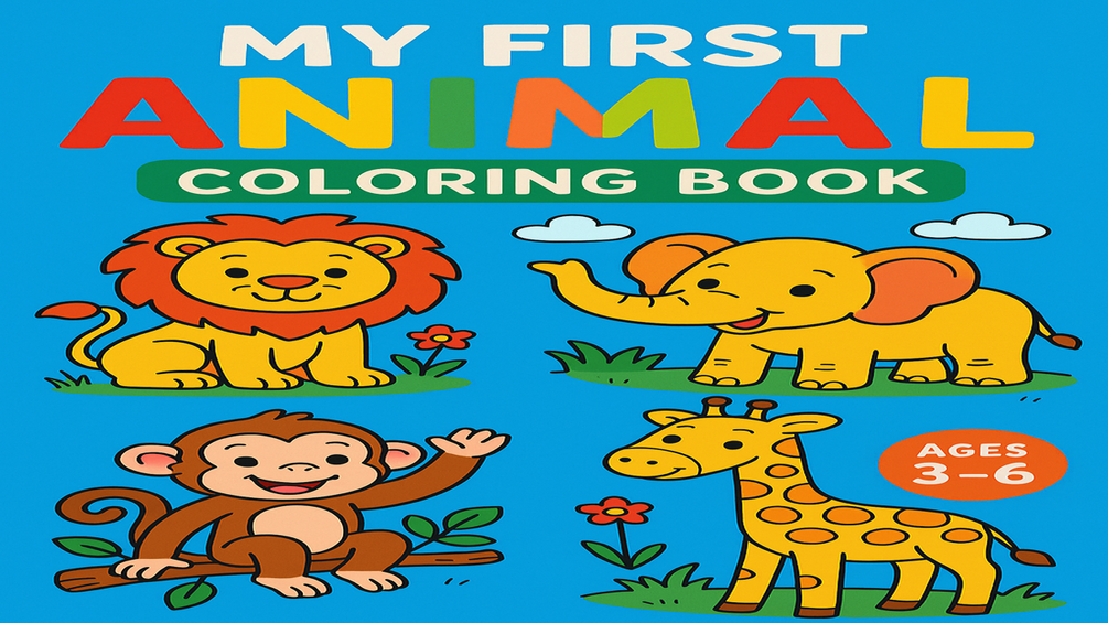 Kids Animal Coloring eBook