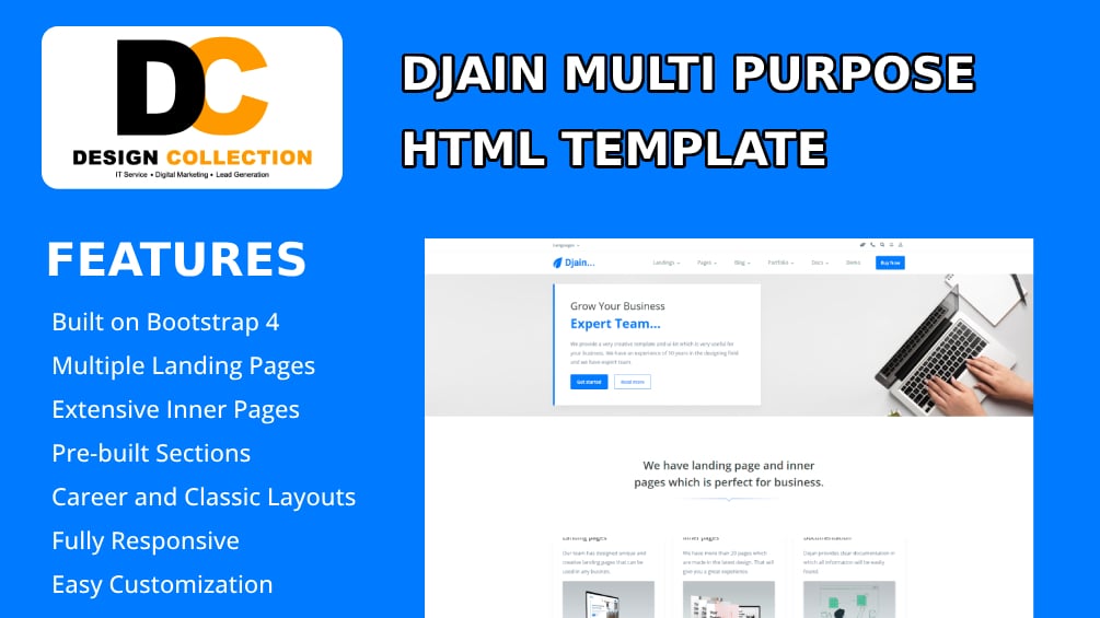 Djain Multi Purpose HTML Template