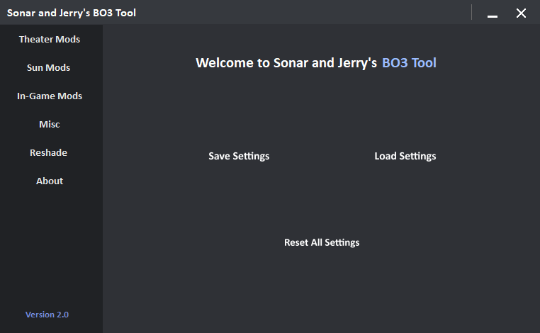 Sonar & Jerry's BO3 Tool