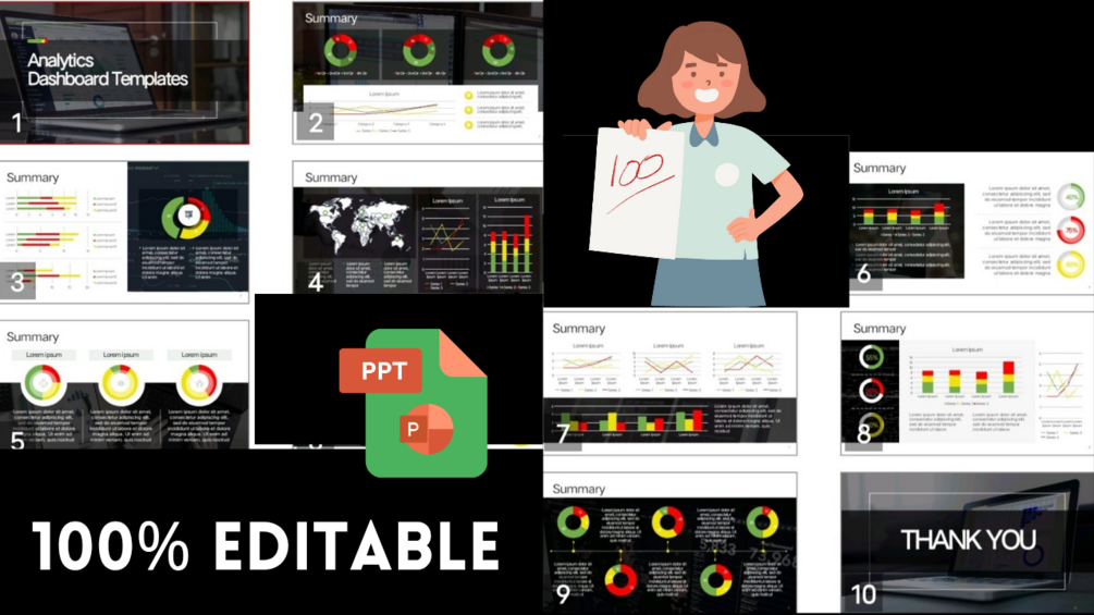 Ready Made Data Powerpoint Templates Stunning Dashboards Reports