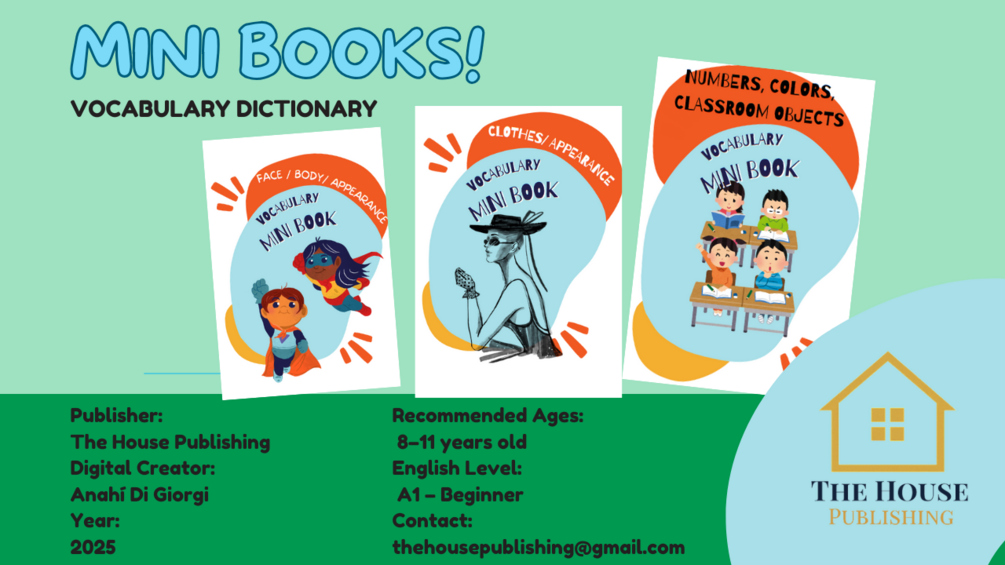 Mini Picture Dictionaries for Kids – Bundle of 3 Illustrated A1 English ...
