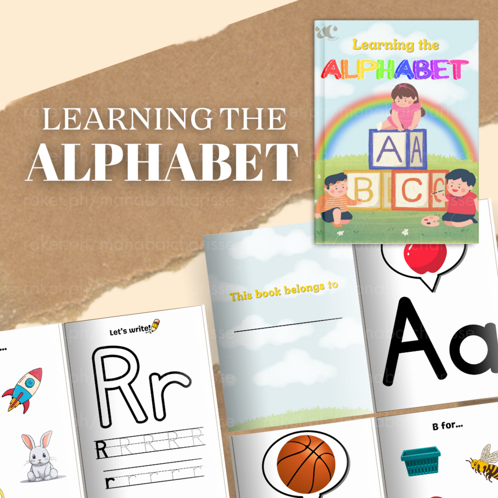 Learning the Alphabet | Ready-to-Print | FREE Editable Tracing Template