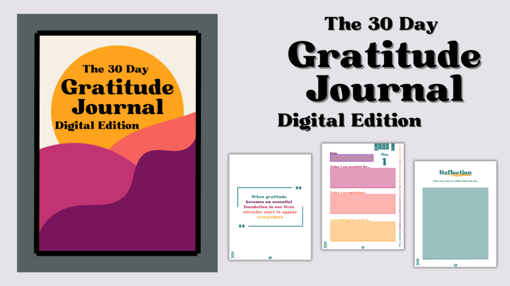 The 30 Day Gratitude Journal - Digital Edition