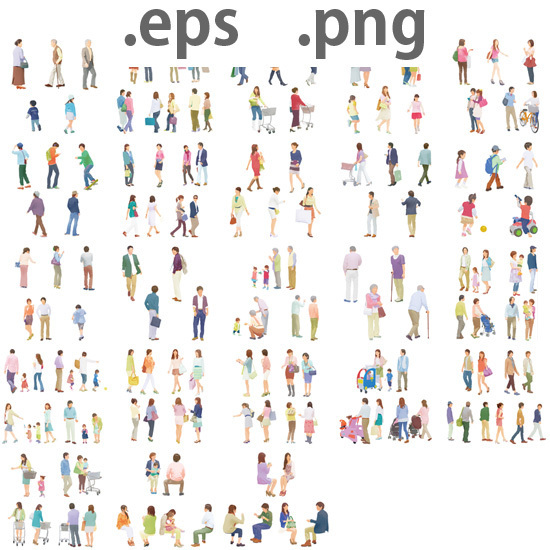 Family-SET 4df (PNG and EPS)