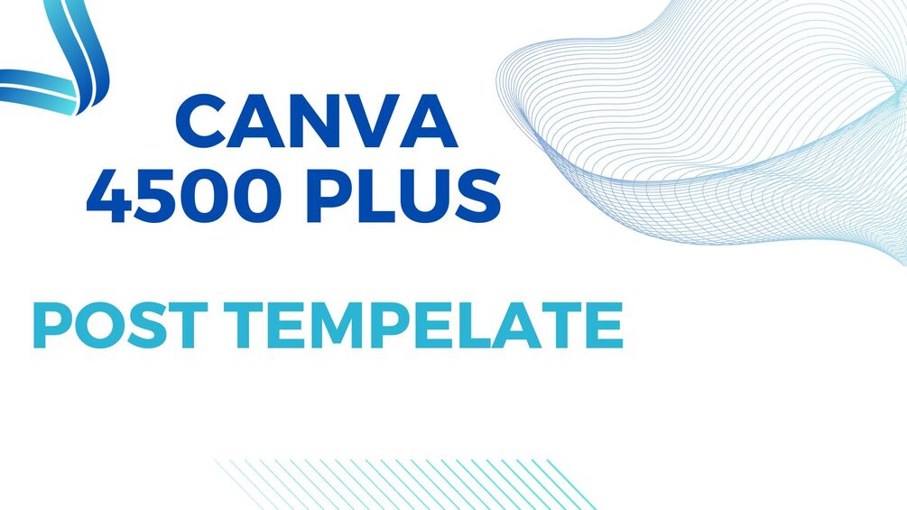 4500 Plus Canva Post Tempelate