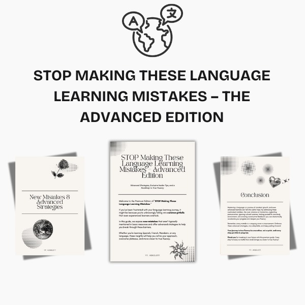 STOP Making These Language Learning Mistakes – The Advanced Edition