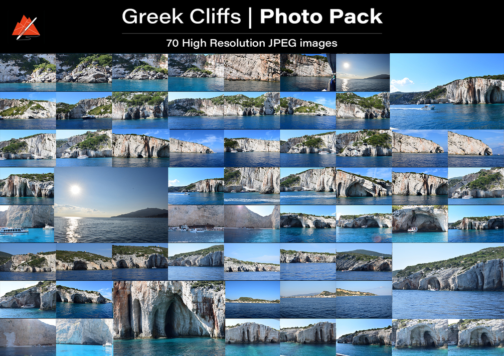 Photo pack - Greek Cliffs