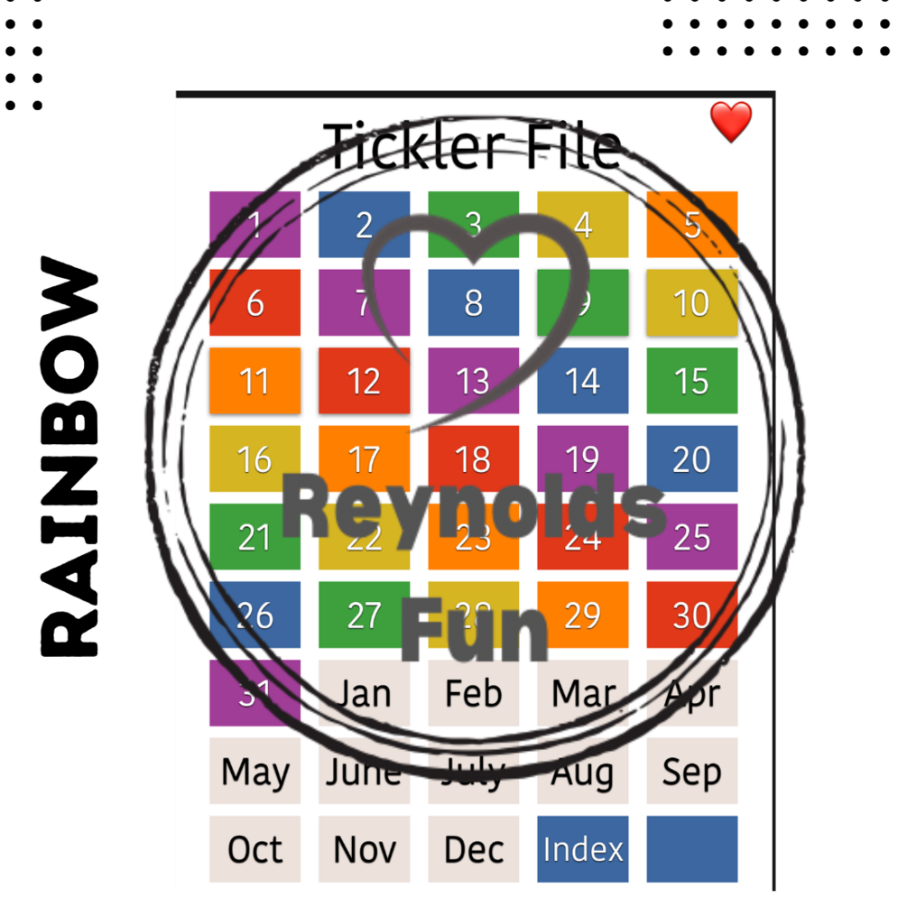 Rainbow & Dark Rainbow Digital Tickler
