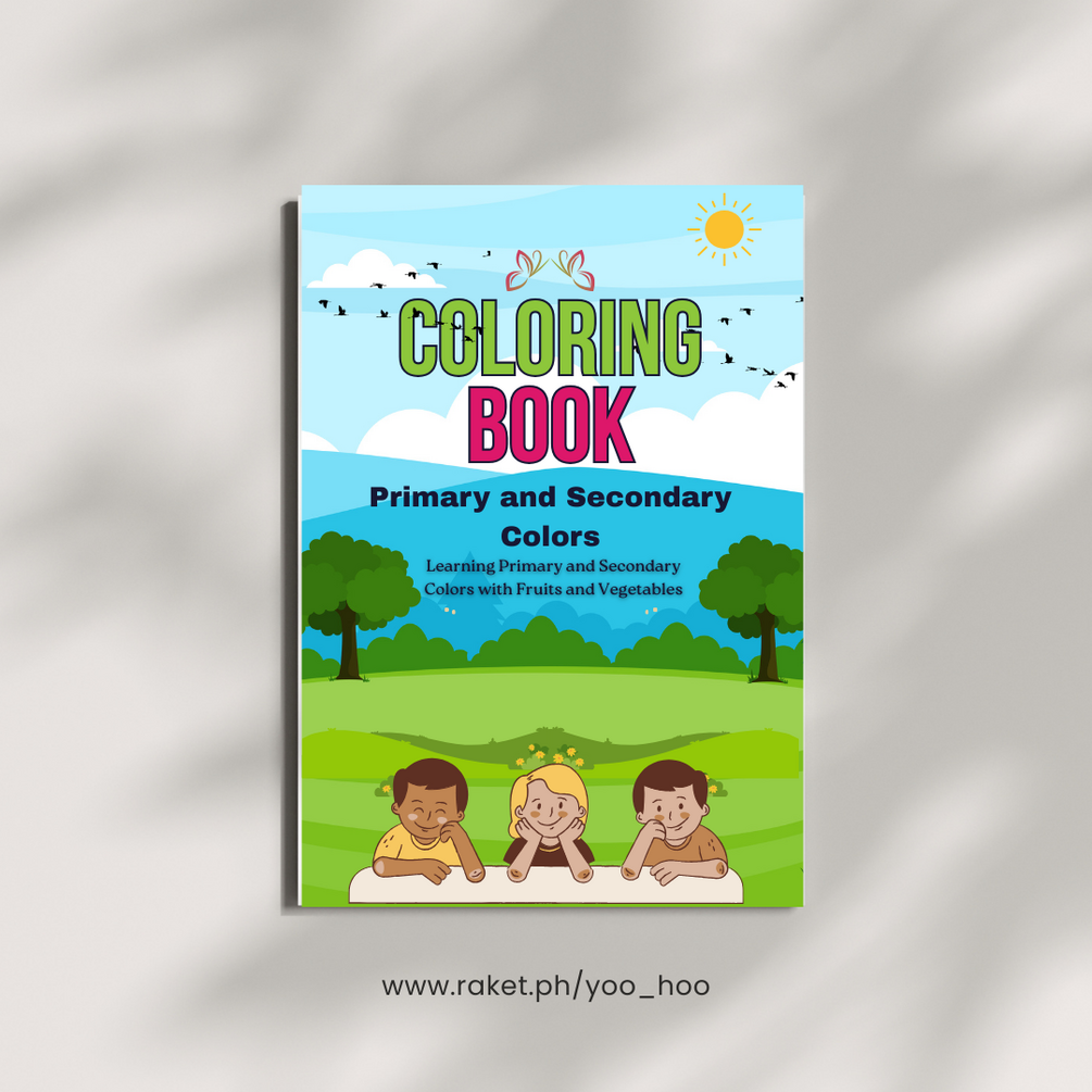 (COLORING BOOK) Learning Primary and Secondary Colors with Fruits and ...
