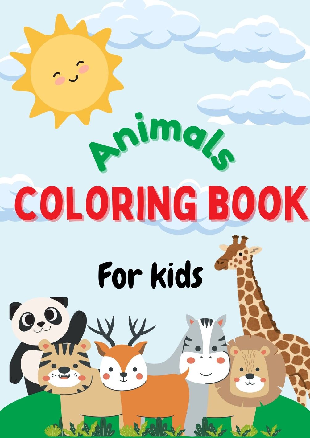 A to Z Animals Coloring Book -Digital Download for kids