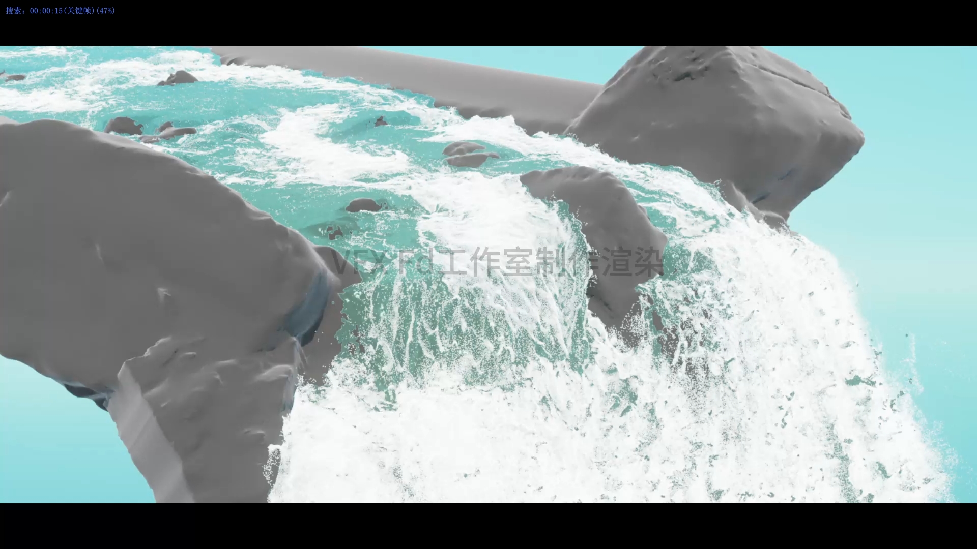 Houdini High Realistic River Waterfall Solution and Rendering karma xpu ...