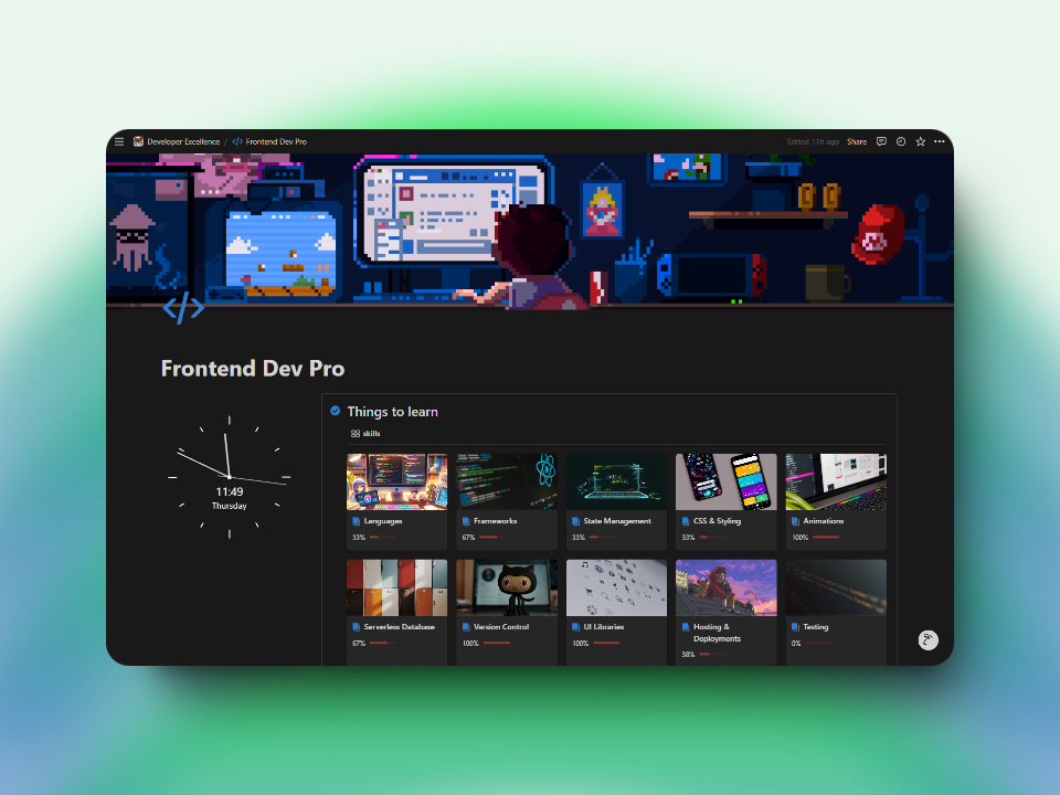 Frontend Development Pro Roadmap