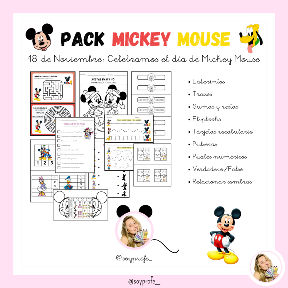 PACK MICKEY MOUSE