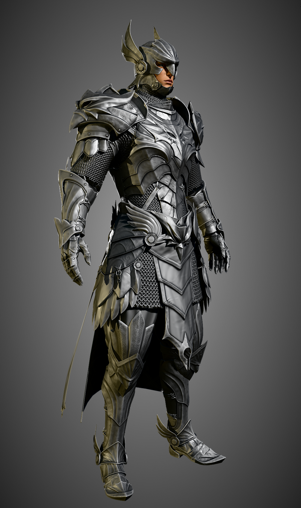 3D Game character (Armor) modeling with Blender - Videos and Project files