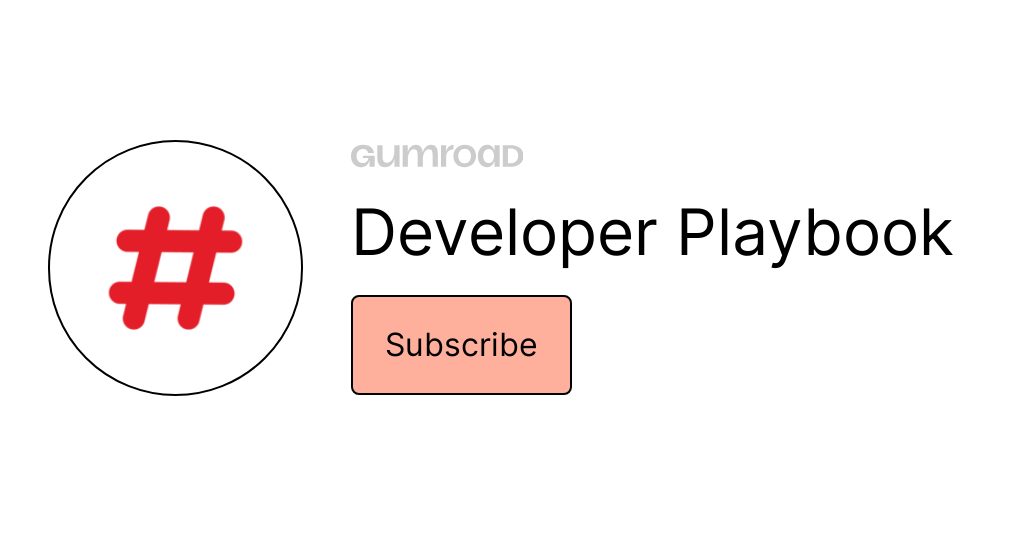 Developer Playbook