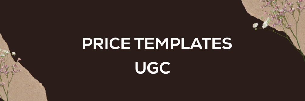 UGC Price Template