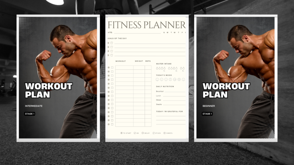 2 Full Month Workout Plans + Fitness Tracker