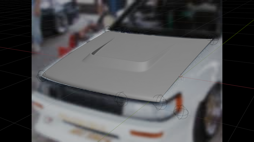 (GT7) Toyota AE86 Origin Lab Type-1 Hood