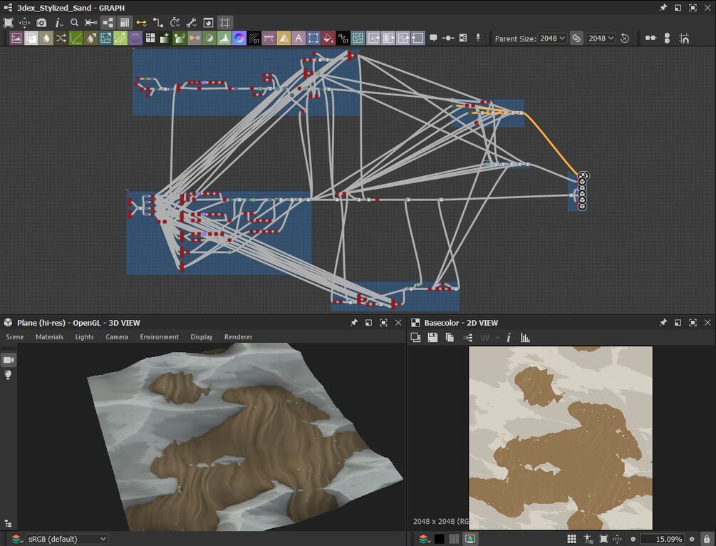 Stylized Sand - Substance 3D Designer