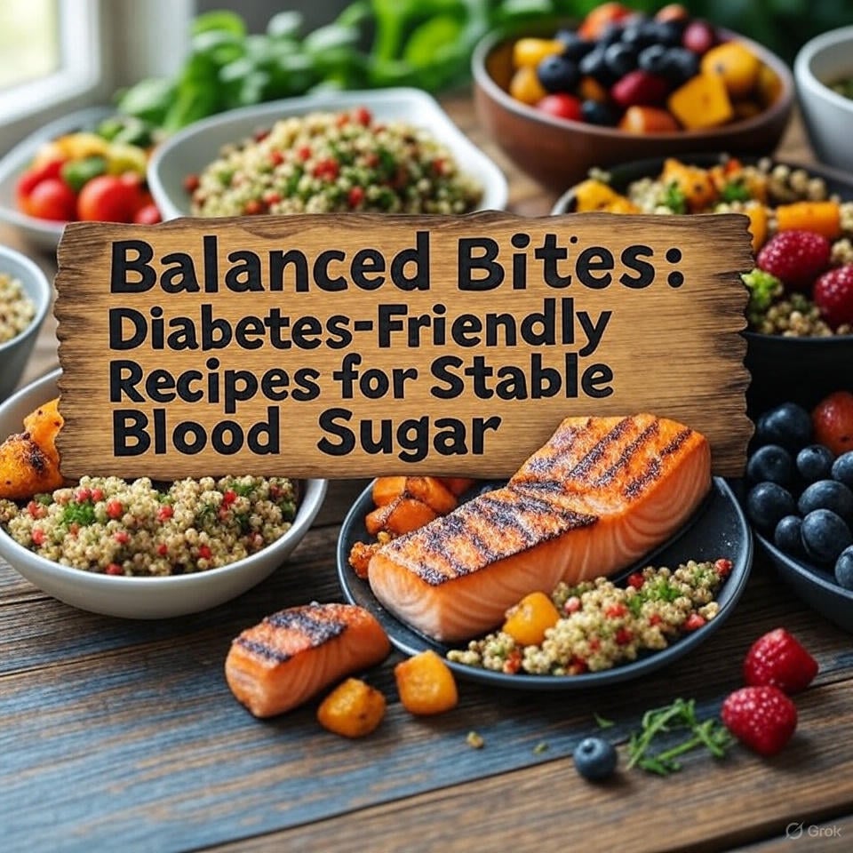 "Balanced Bites Cookbook - Diabetes-Friendly Recipes