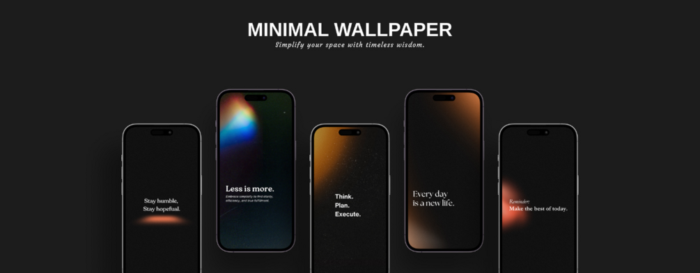 Minimal Wallpaper: Simplify your space with timeless wisdom