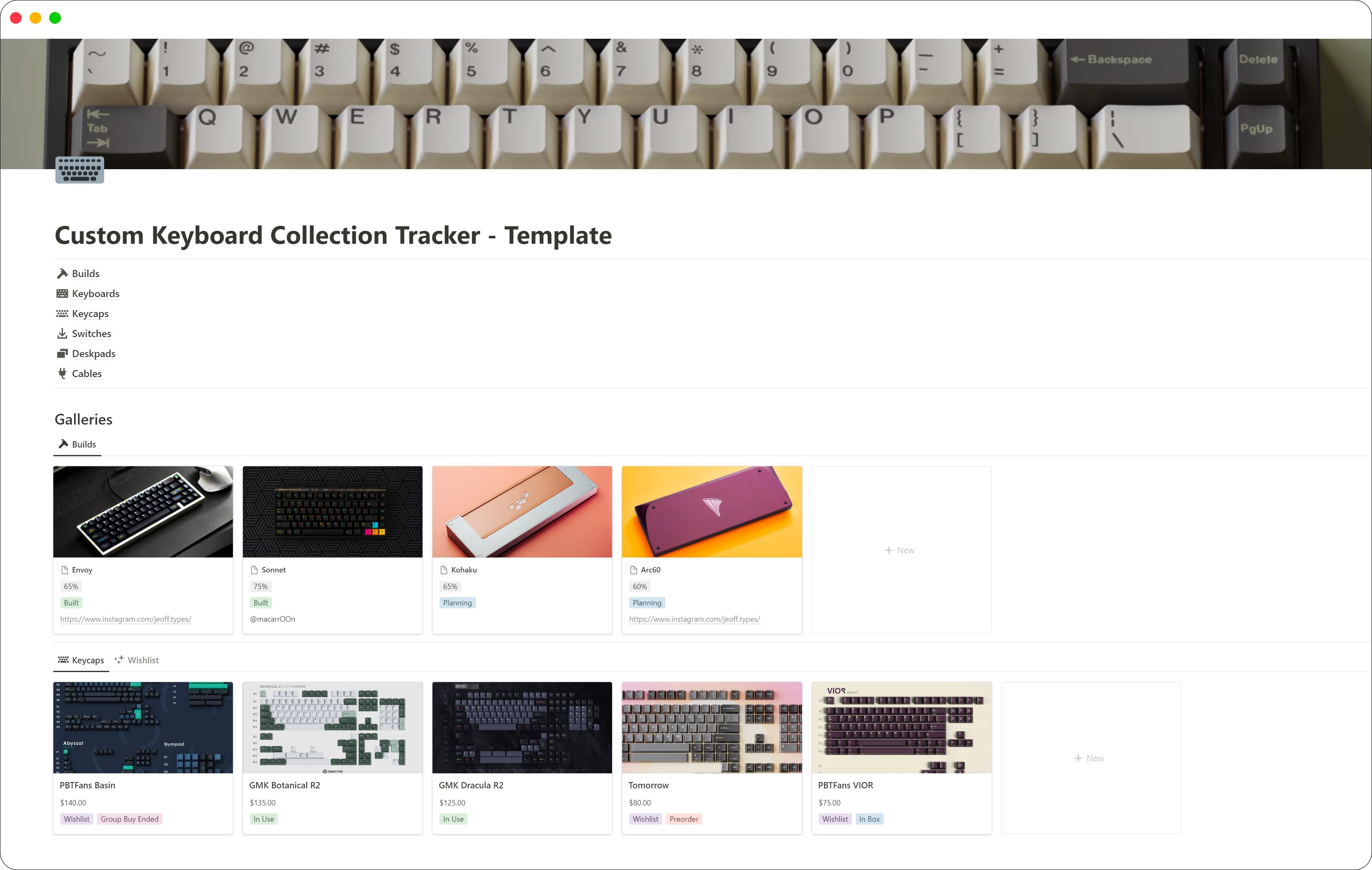 Introducing the Custom Keyboard Tracker for Notion! - Ramiro Sena