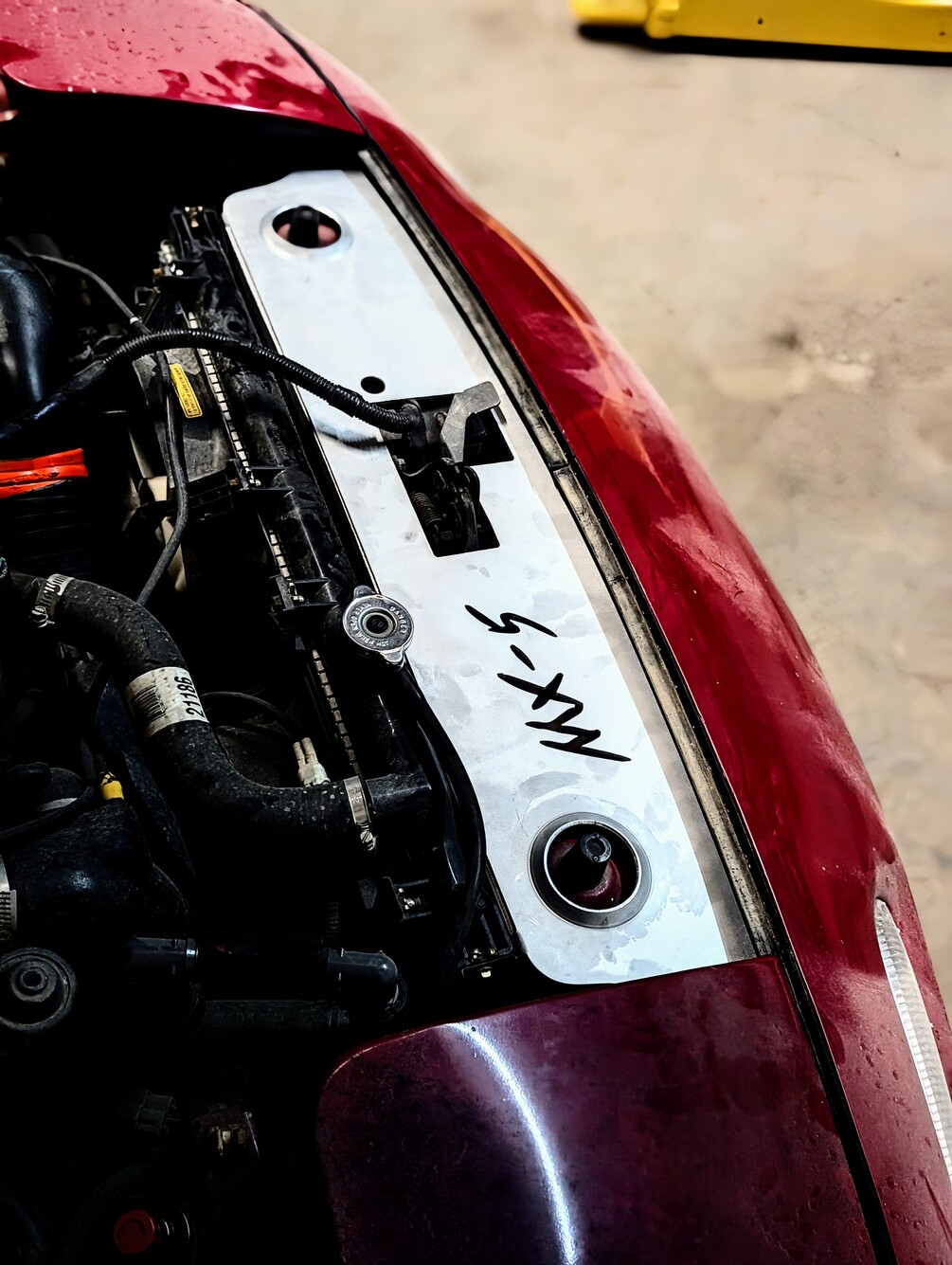 NA Miata Radiator cowl cover