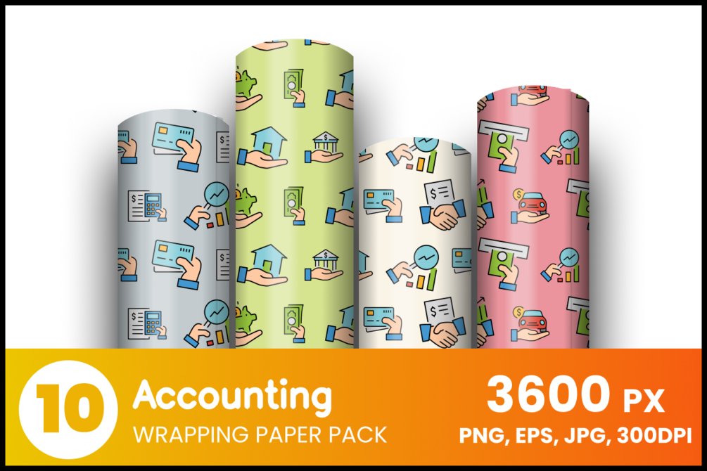 Accounting 10 Wrapping Paper