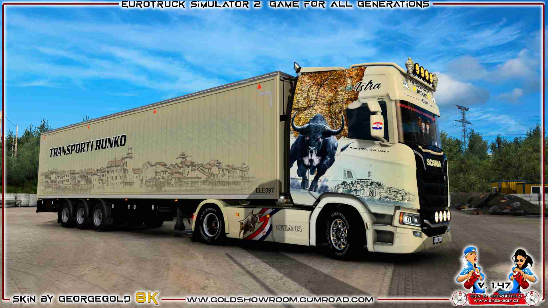 ETS 2 Skin Combo Scania S NG Runko Transporti