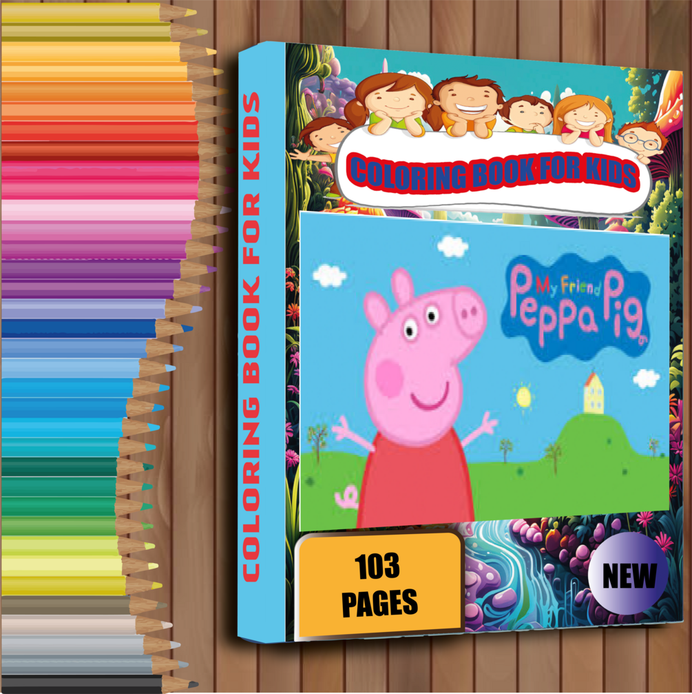PEPPA PIG Coloring Books For Kids