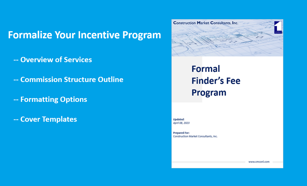 Construction Market Consultants - Finder's Fee Template