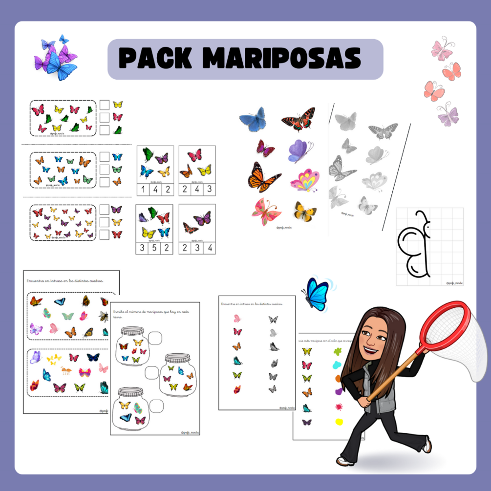 Pack mariposas