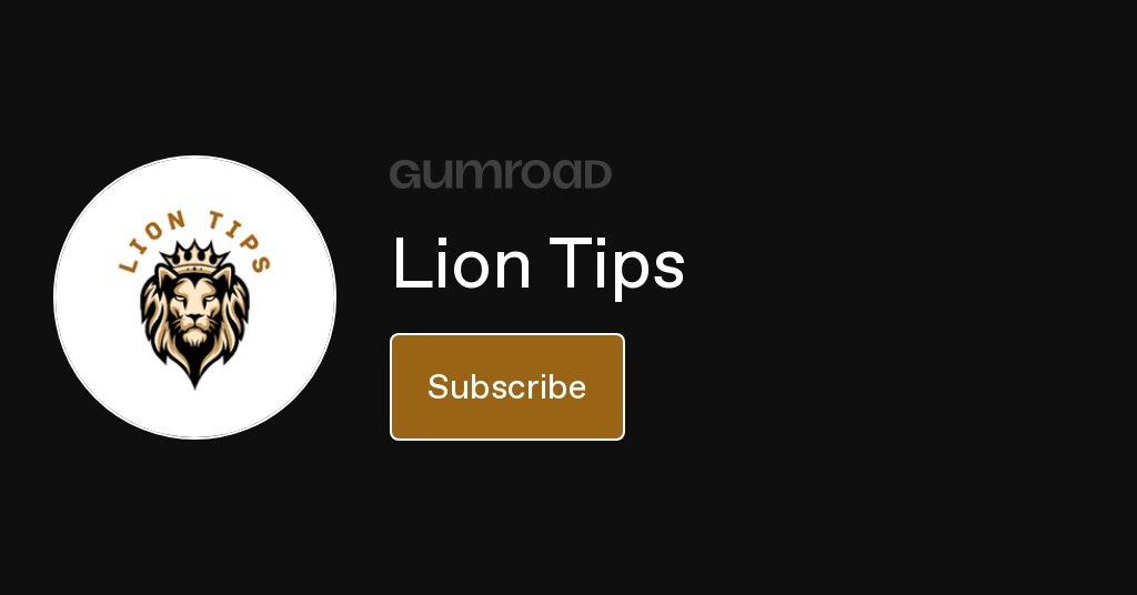 Lion Tips
