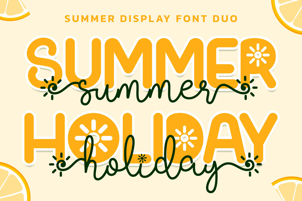 Summer Holiday Font