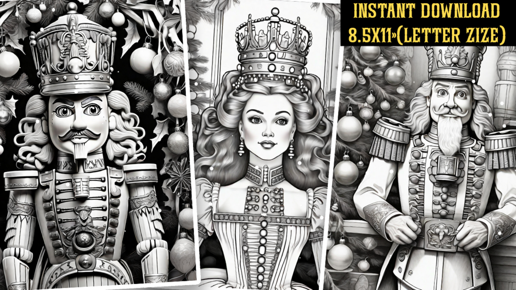 Christmas Nutcracker Coloring Book