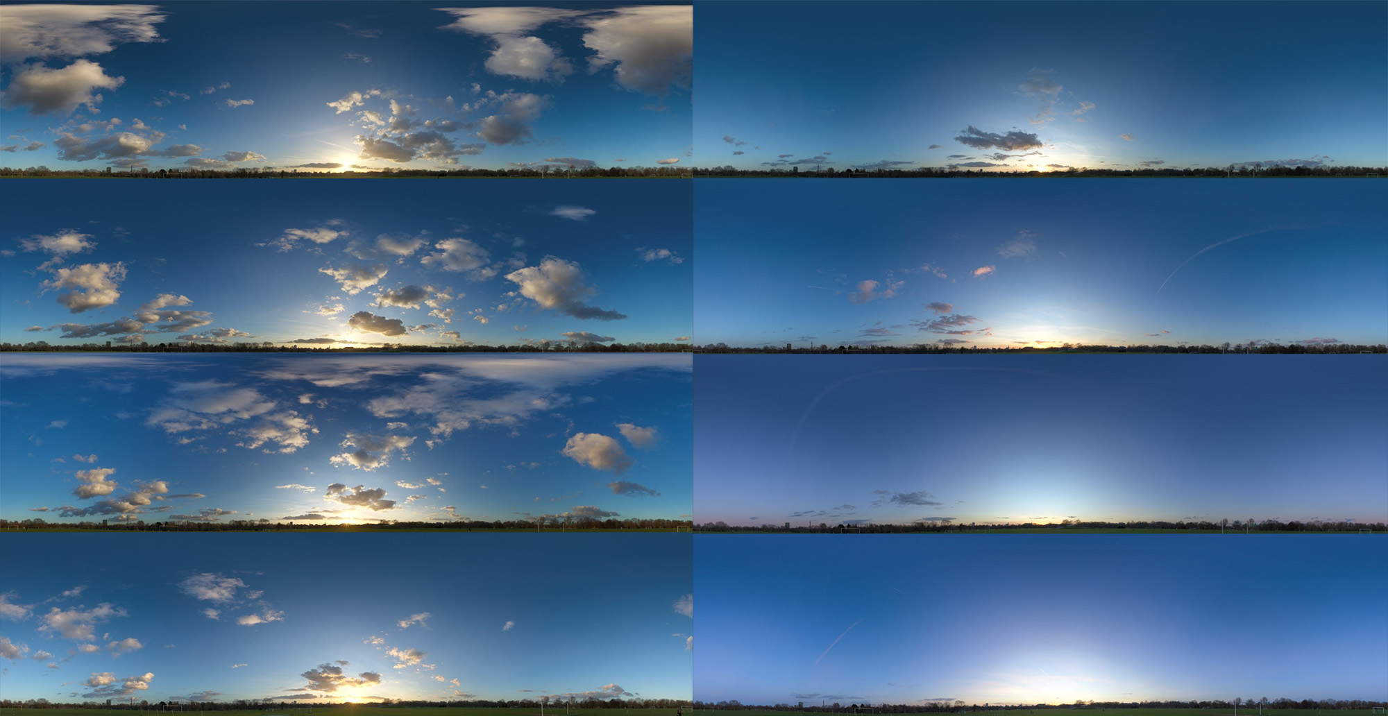 8x Beautiful Golden Sunset & Blue Hour HDRIs (30k resolutions) Released ...