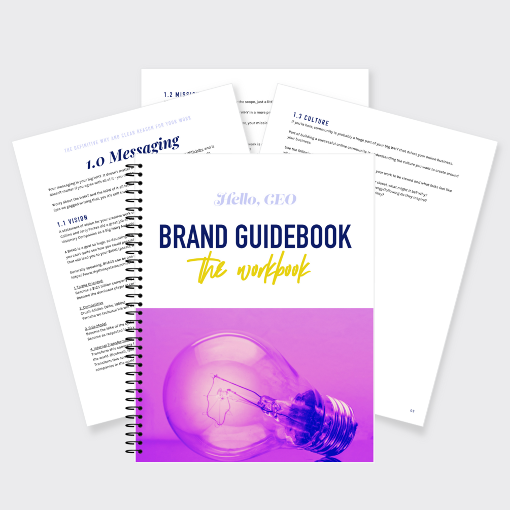 Brand Guide Workbook